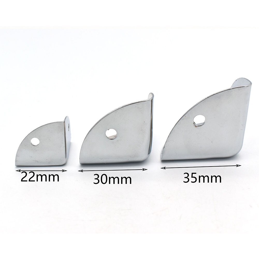 22-35mm Silver Box Corner Protector Triangle Metal... – Grandado