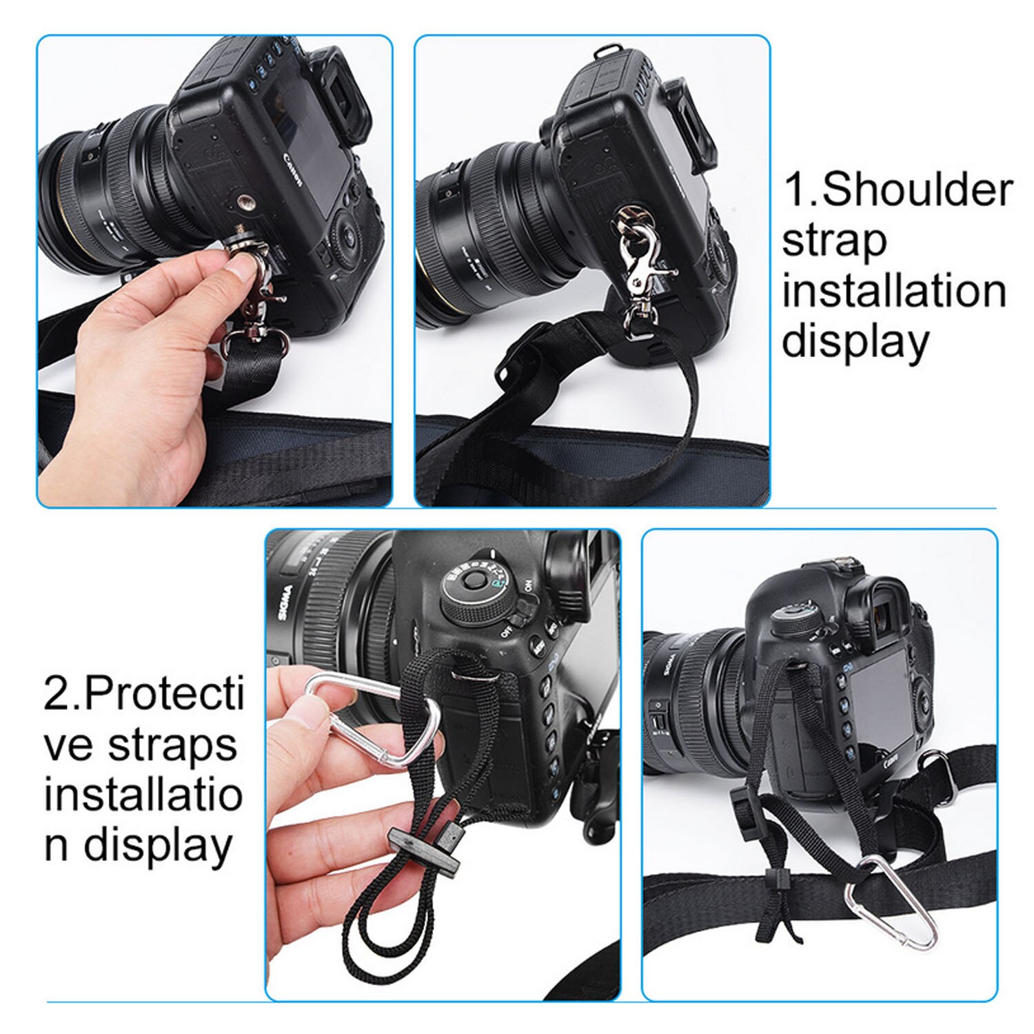 Besegad Universal Adjustable Camera Neck Sling Str... – Grandado