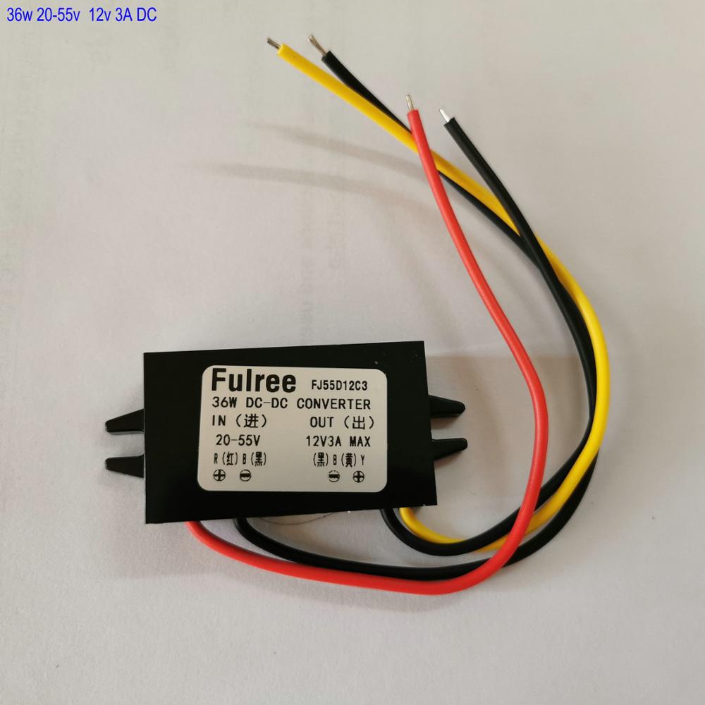 48V Naar 12V Dc Power Converter 20-55V Tot 12V 1A/... – Vicedeal