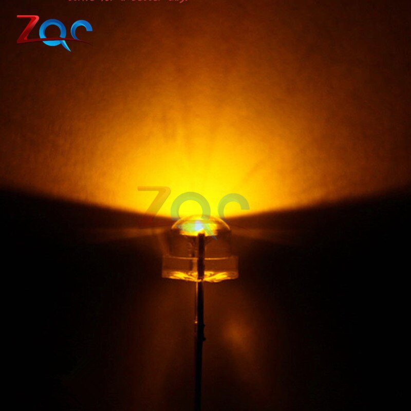 100Pcs 5mm Diode Straw Hat White Red Green Blue Ye... – Grandado