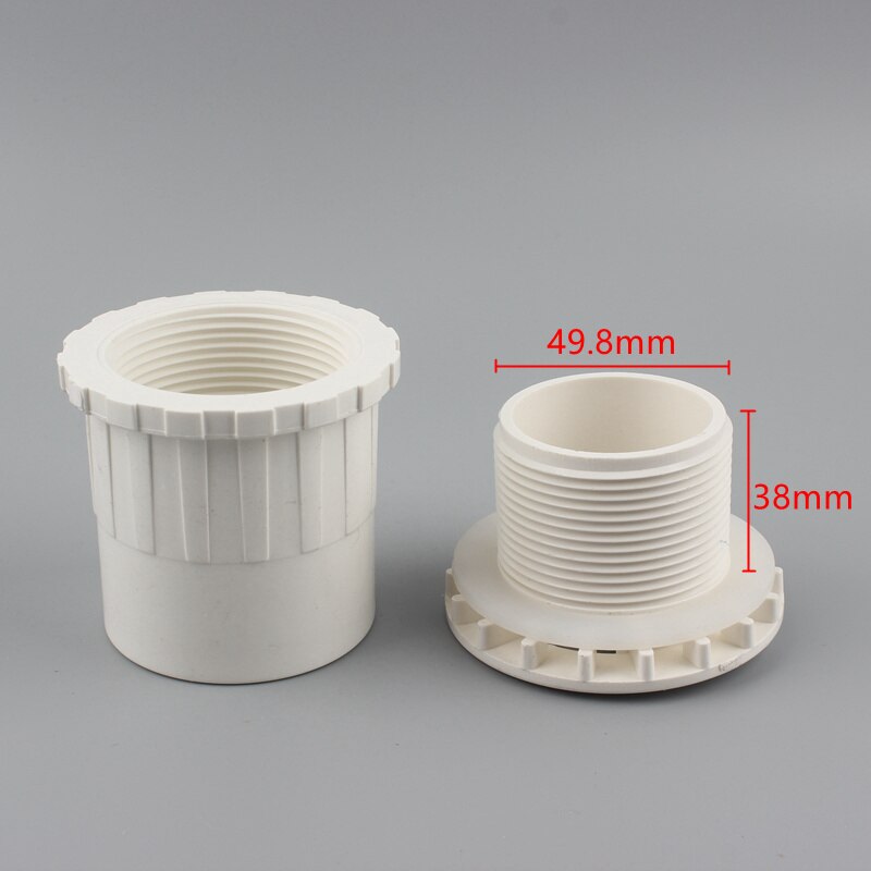 PVC ID 50Mm Fish Connector Tank Drainage Equipment... – Grandado