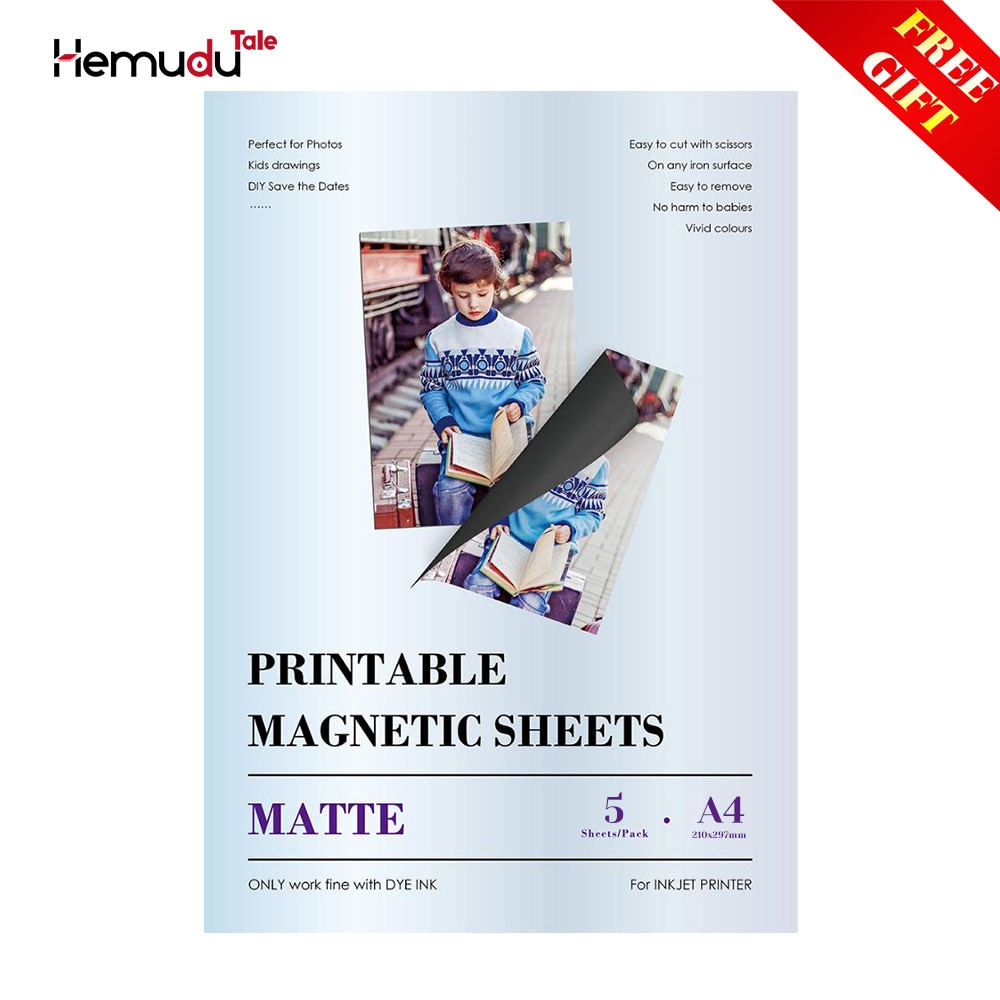 A4 Matte Magnetic Inkjet Sticker Photo Paper for I... – Grandado