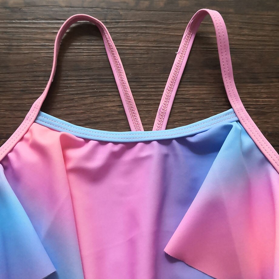 Meisjes Badpak Kinderen Een Stuk 5-12 Jaar Kindere... – Grandado