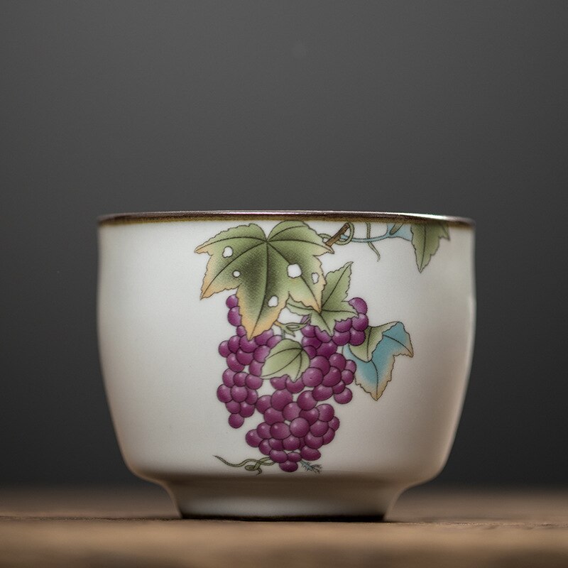 Moon White Ru Kiln Juxiang Cup Kombucha Cup Master... – Grandado