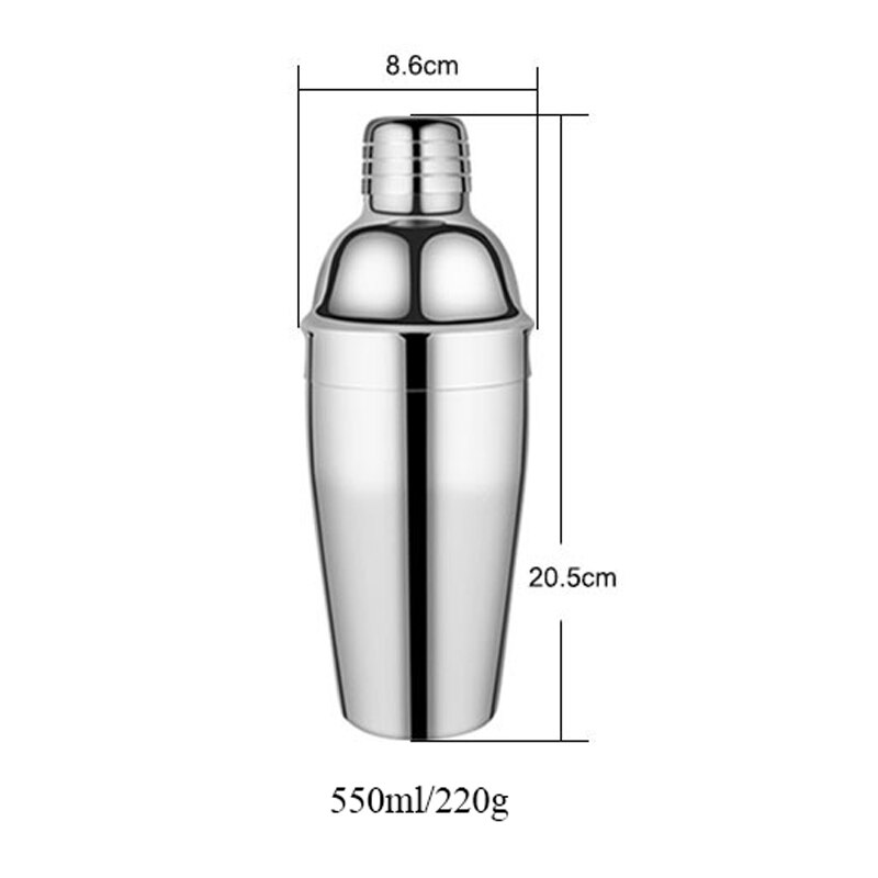 Cocktail Shaker Bar Set Mixer Wine Martini Boston ... – Grandado