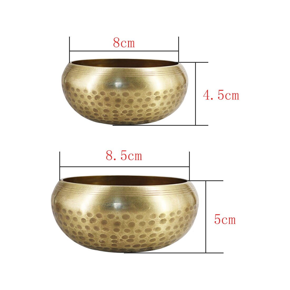 2 Size Handmade Nepal Tibetan Singing Bowl Set Res... – Vicedeal