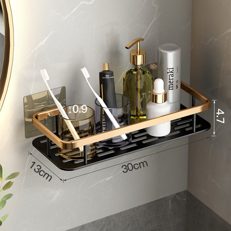 Punch-free Bathroom Shelf Shelves Shampoo Shower S... – Grandado