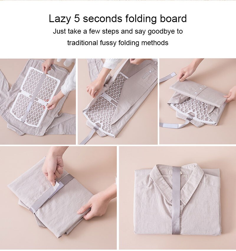Lazy folding clothes board wardrobe finishing mult... – Grandado