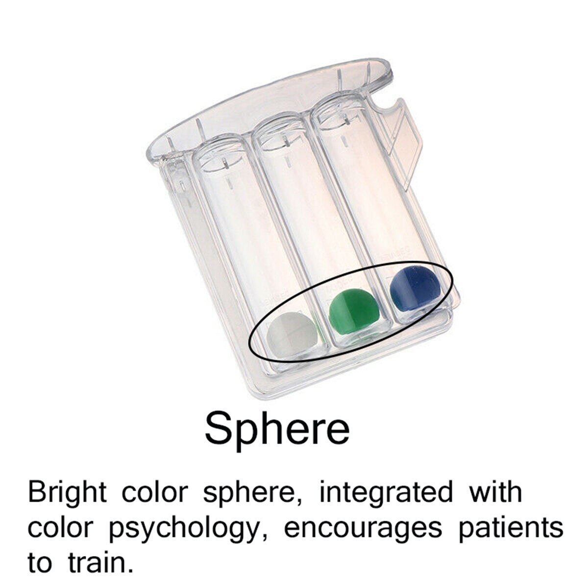 3/4 Ball Breathing Trainer Incentive Spirometer Lu... – Grandado