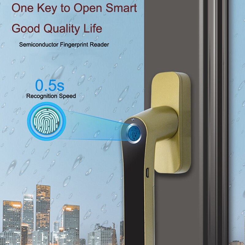WAFU Smart Fingerprint Lock Keyless Entry Recharge... – Grandado