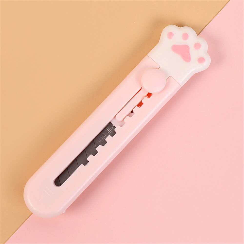 1/3pcs Cute Cat Paw Utility Knife Kawaii Mini Port... – Grandado