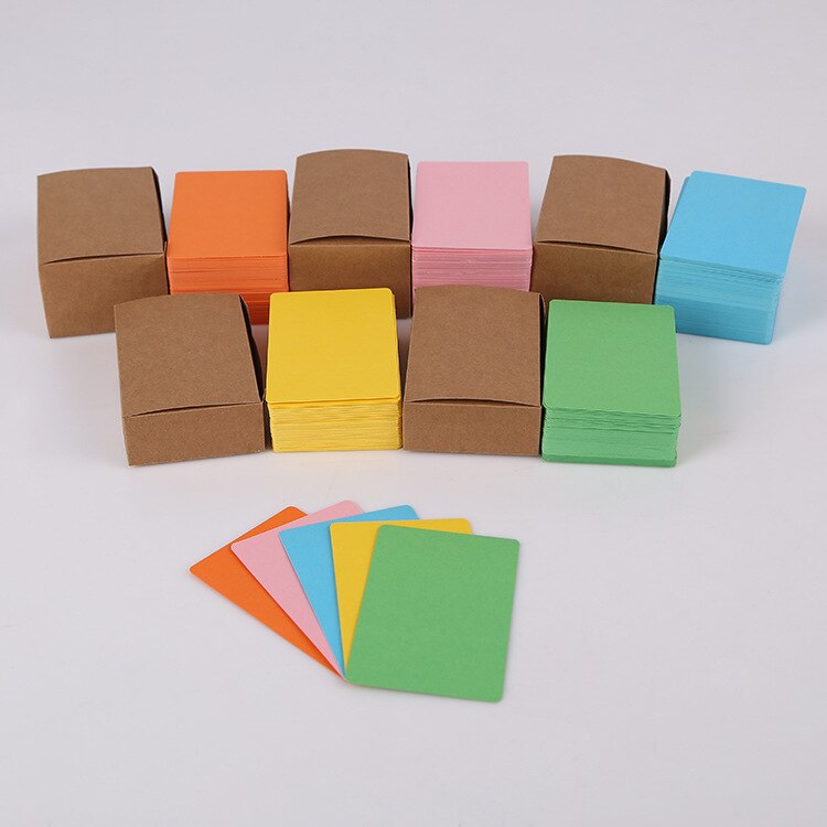 100 Pcs Diy Business Noted Mini Blank Multi Color ... – Vicedeal