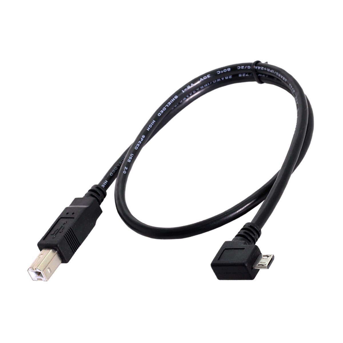 Cy Kabel 60Cm Links Schuin 90 Graden Micro Usb Otg... – Grandado