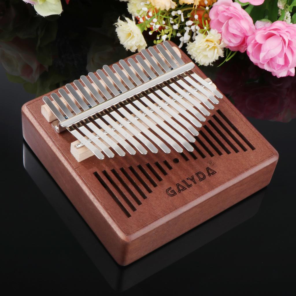Kalimba 17 Key Thumb Piano Mahogany Mbira w/ Bag – Vicedeal
