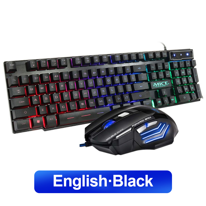 Gaming keyboard Wired Gaming Mouse Kit 104 Keycaps... – Grandado