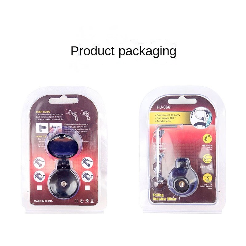 Bicycle Bar Rear View Convex Mirror Handlebar Bar ... – Vicedeal