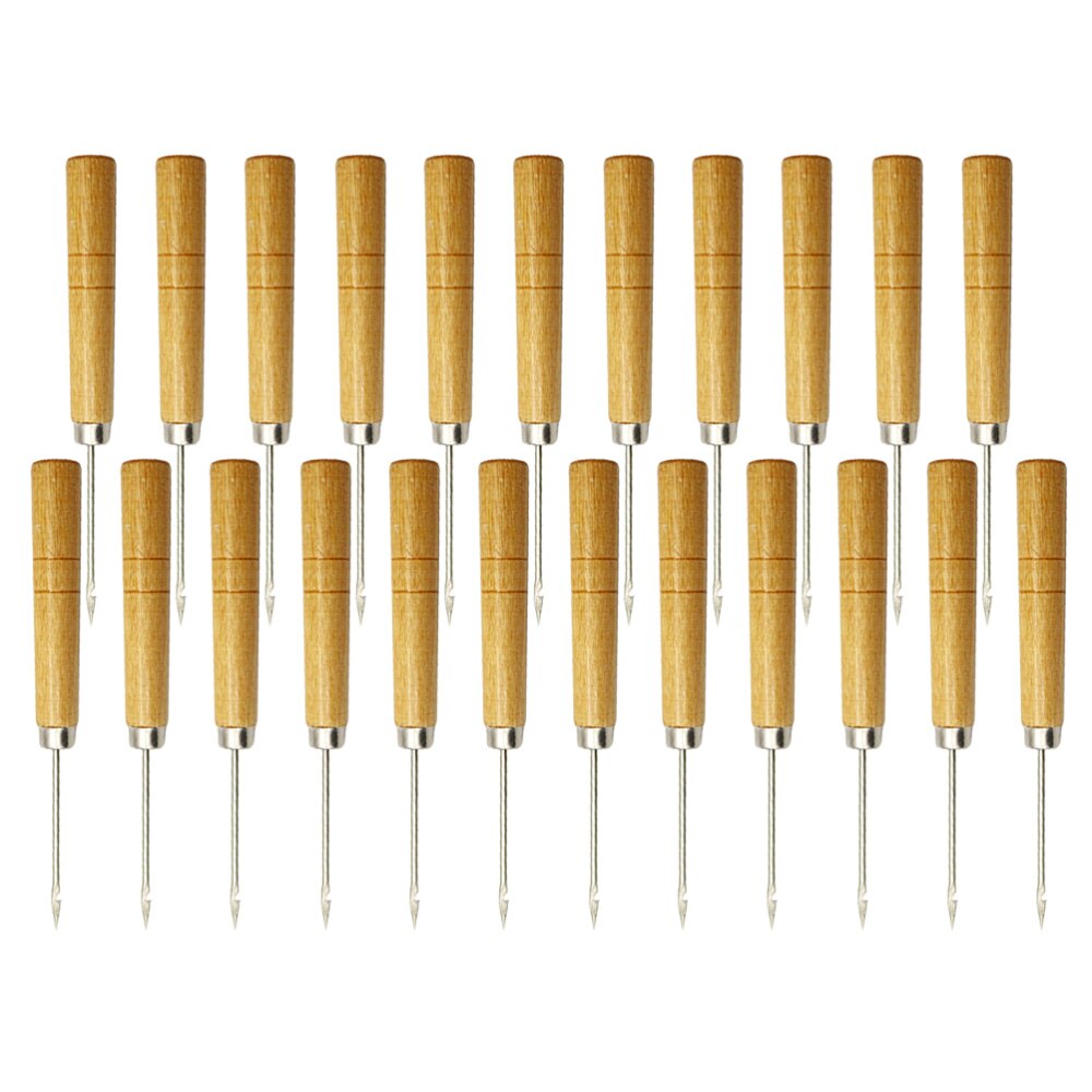 50pcs Wooden Handle Sewing Awl DIY Hand Tool DIY S... – Vicedeal