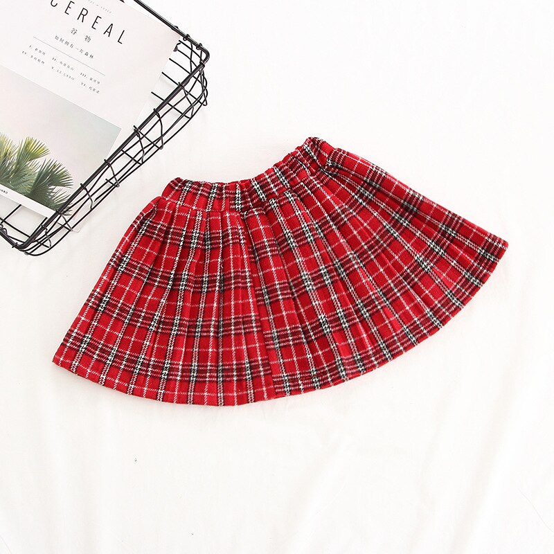 Spring item Girl Plaid Skirt Four Colors – Grandado