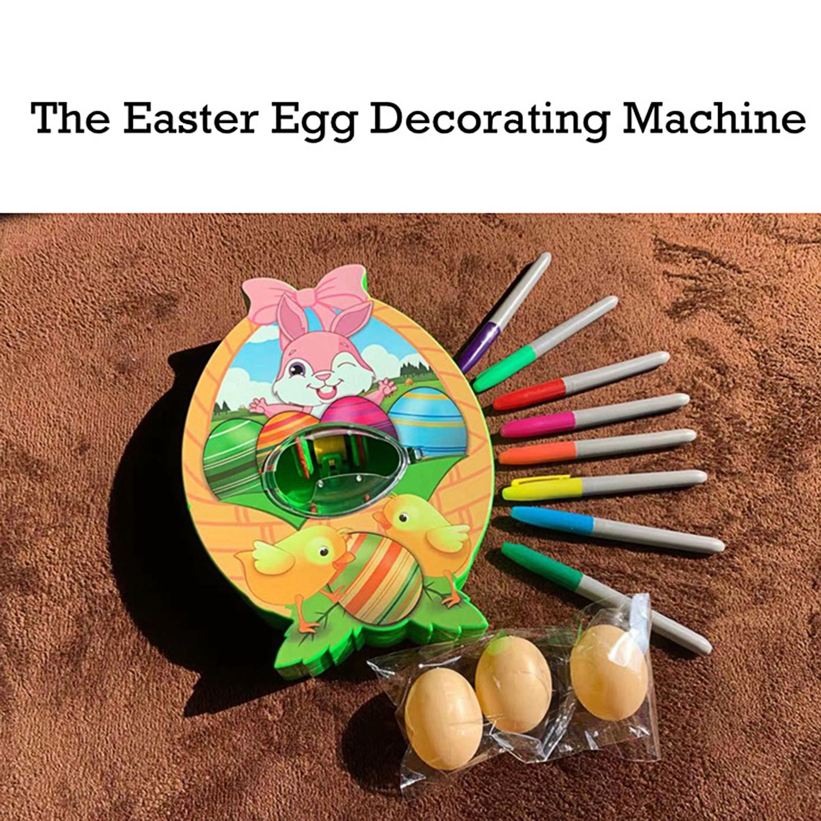 DIY Easter Egg Decorating Coloring Kit Egg Spinner... – Grandado