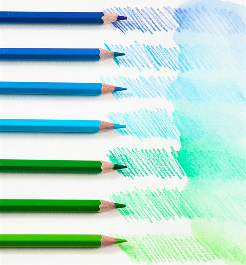 Houten Kleurpotloden 36/48/60/72/100 Kleuren Profe... – Vicedeal