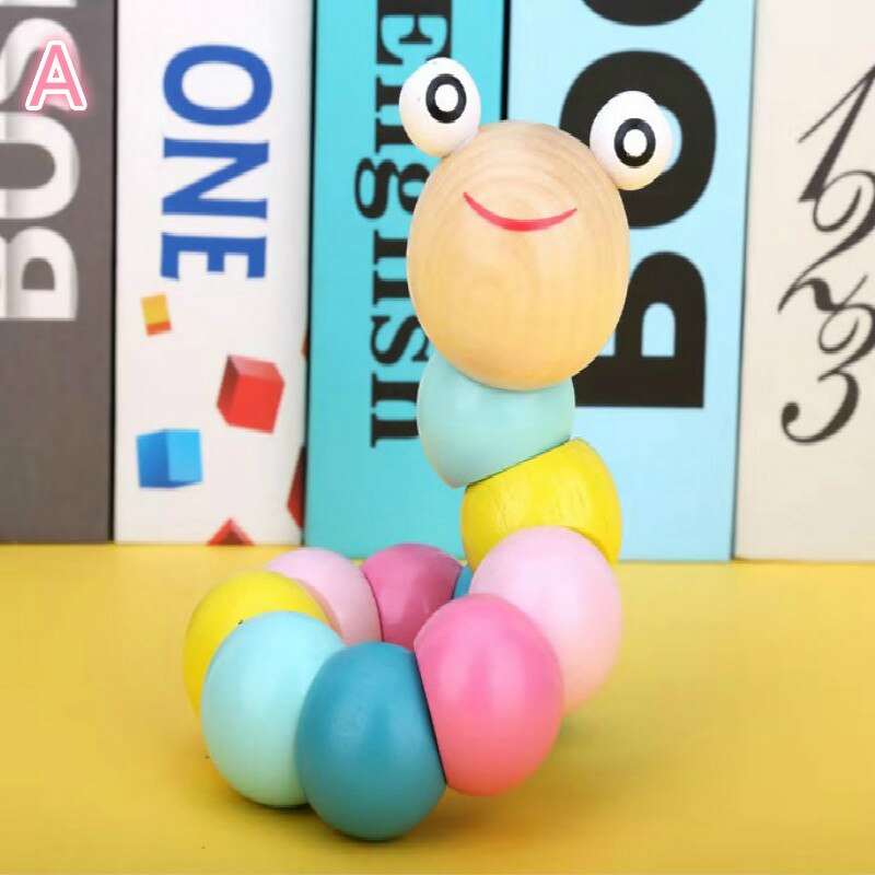 Kids Twisting Worm Toy Cute Insert Puzzle Educatio... – Grandado