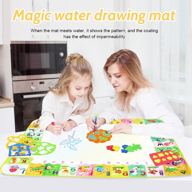 Fun Interactive Baby Color Mat with Water Color fo... – Grandado