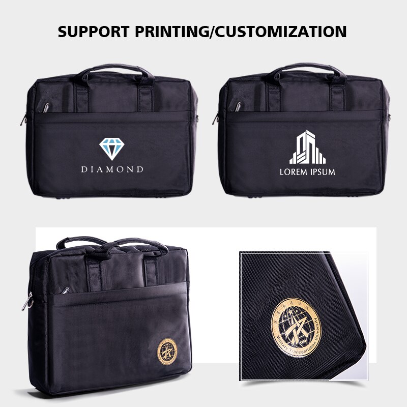 Black A4 Single-shouldered Multi-layer Canvas With... – Vicedeal