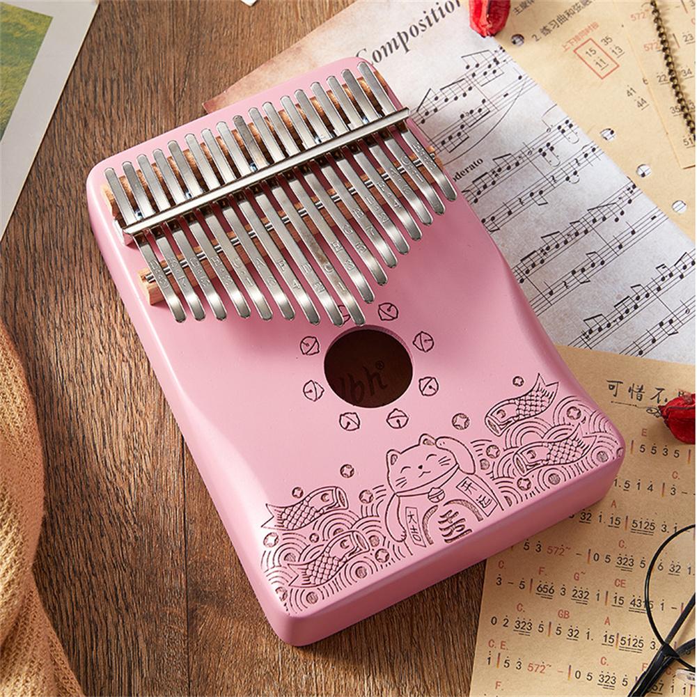 17 Keys Kalimba Thumb Piano 2022 Mahogany Body Mus... – Grandado