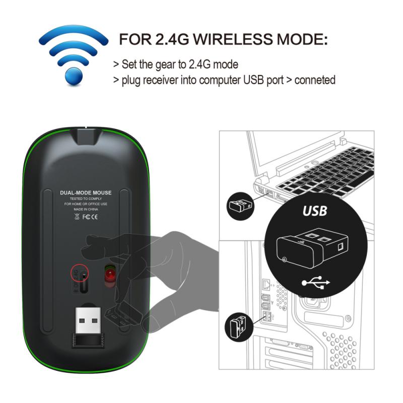 Wireless Mouse Computer Gaming Mouse 2.4 Ghz 5000 ... – Grandado