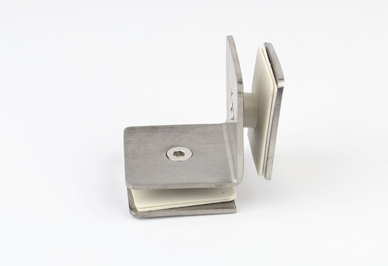 Stainless steel 90 degree Sided retaining glass cl... – Grandado