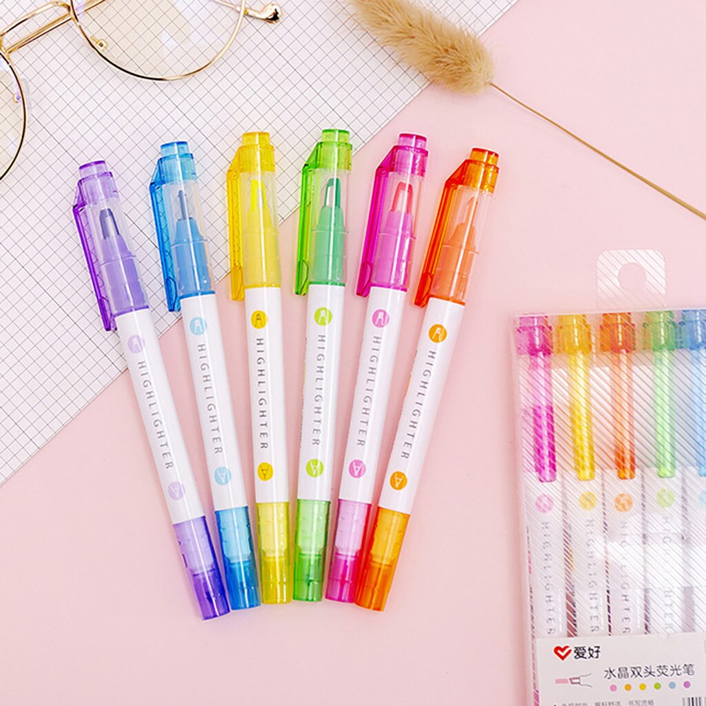 Magic Acrylic Double-headed Highlighter Pen Suitab... – Vicedeal