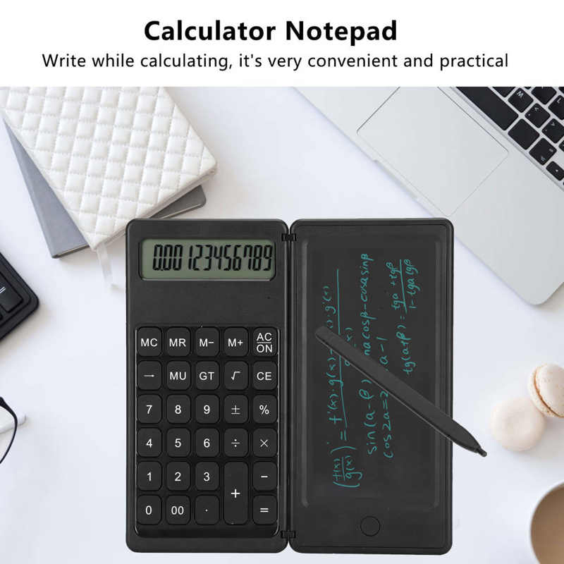 LCD Foldable 12 Digits Display Calculator Writing ... – Grandado