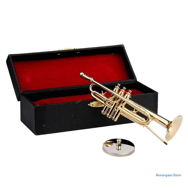E5BD Miniature Trumpet Delicated Gold-plated Mini ... – Grandado