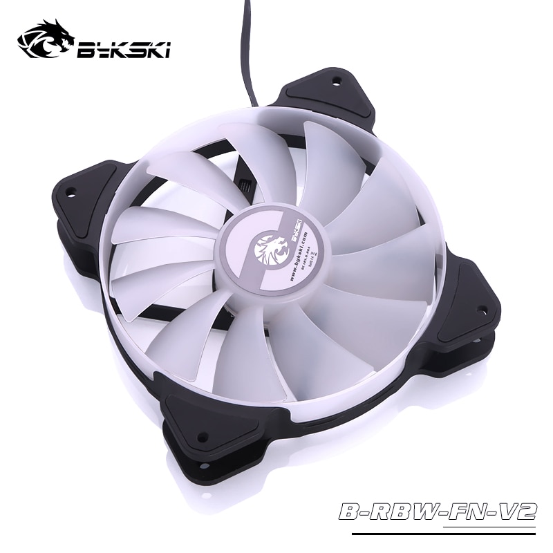 Bykski B-RBW-FN-V2 120mm 12cm RBW 5v RGB Fan 12v H... – Grandado