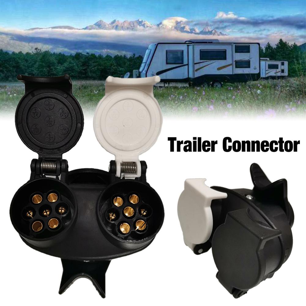13 Pin Naar 7 Pin Dubbele Kop Connector Rv Trailer... – Vicedeal