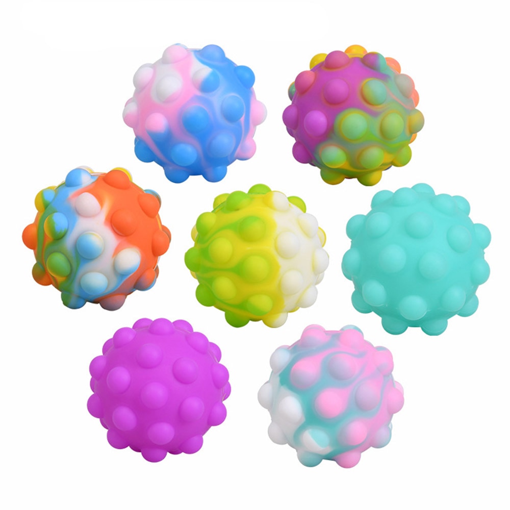 3D Stress Ball Popite Silicone Bubble Decompressio... – Grandado