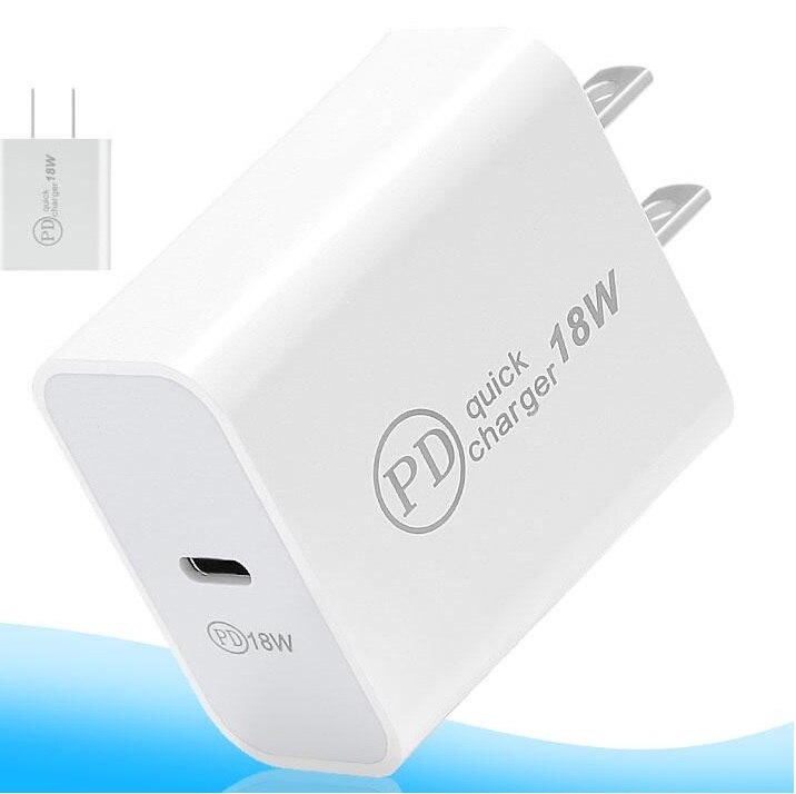 USB C Wall adaptor 18W Power PD Quick Charger Adap... – Vicedeal