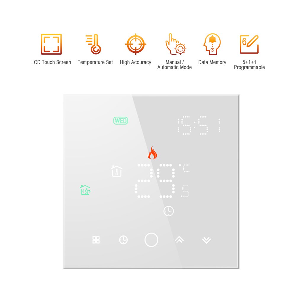 WiFi Thermostat Programmable Thermostat Voice APP ... – Vicedeal