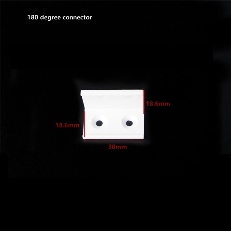 90/180 Graden 16*16Mm Hoek Profiel Connector ,V Ba... – Vicedeal