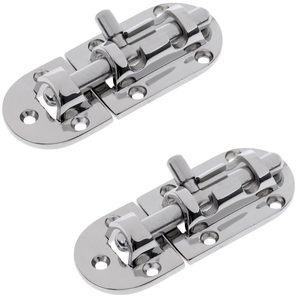 2x 316 Stainless Steel Latch Barrel Long Bolt Hasp... – Grandado