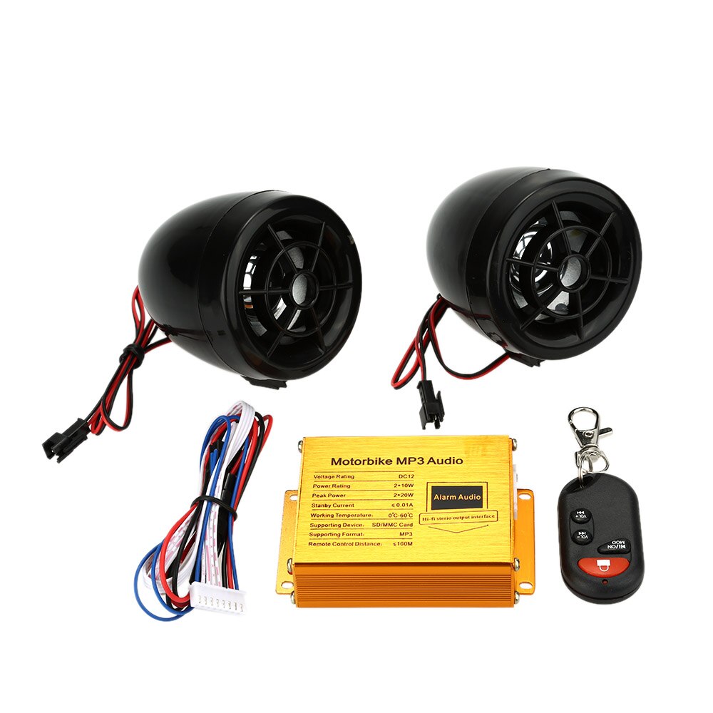Motorcycle MP3 Player Speakers Audio Sound System ... – Grandado