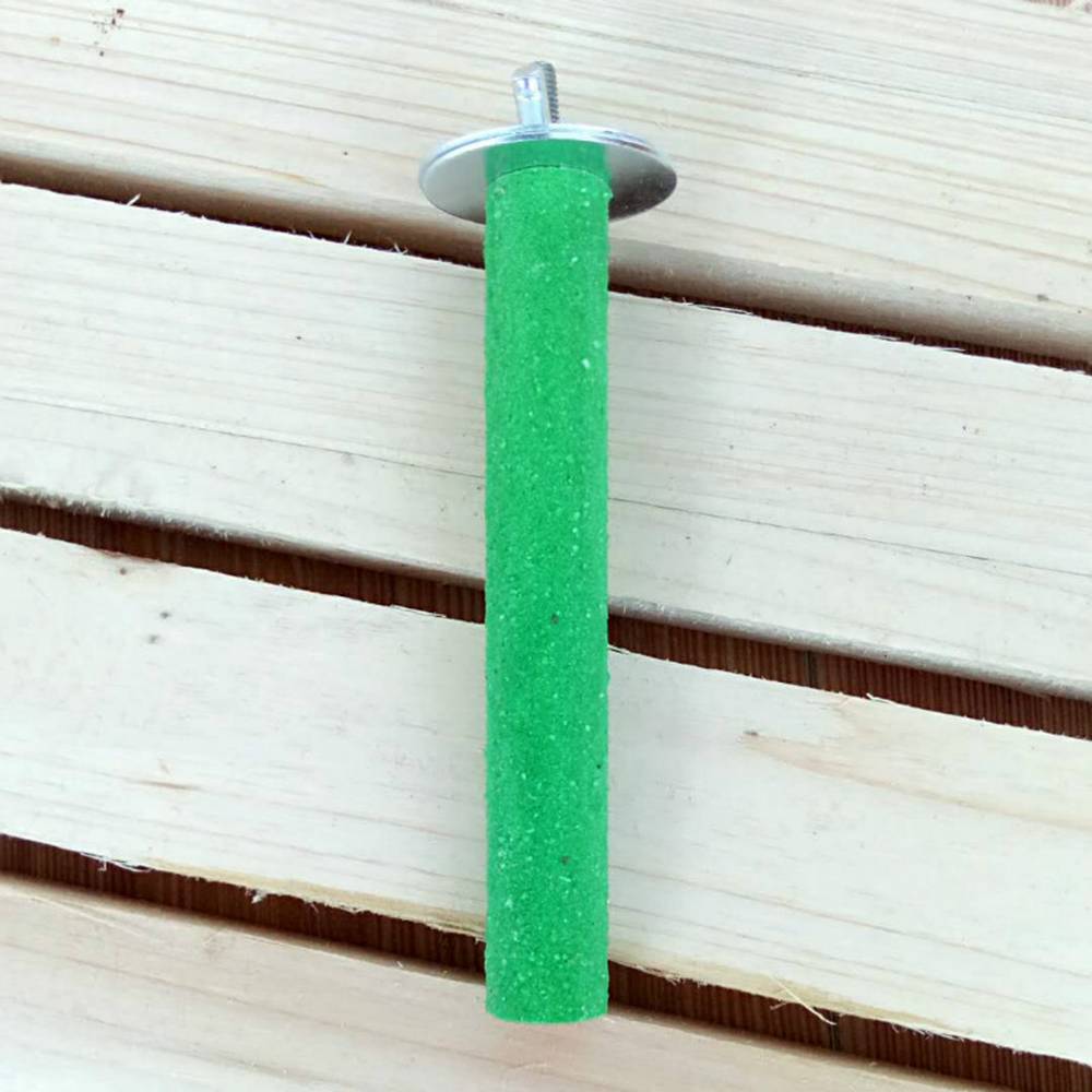 Parrot Stand Pumice Stone Perch Nail Trimmer Budgi... – Grandado