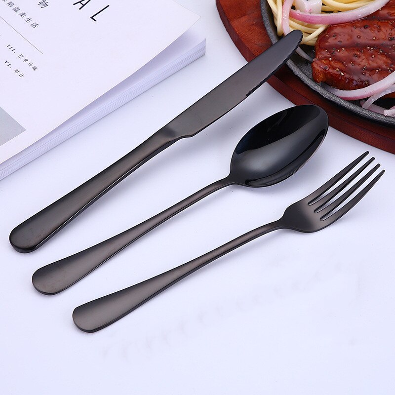 Dinnerware Set Travel Camping Cutlery Set Reusable... – Grandado