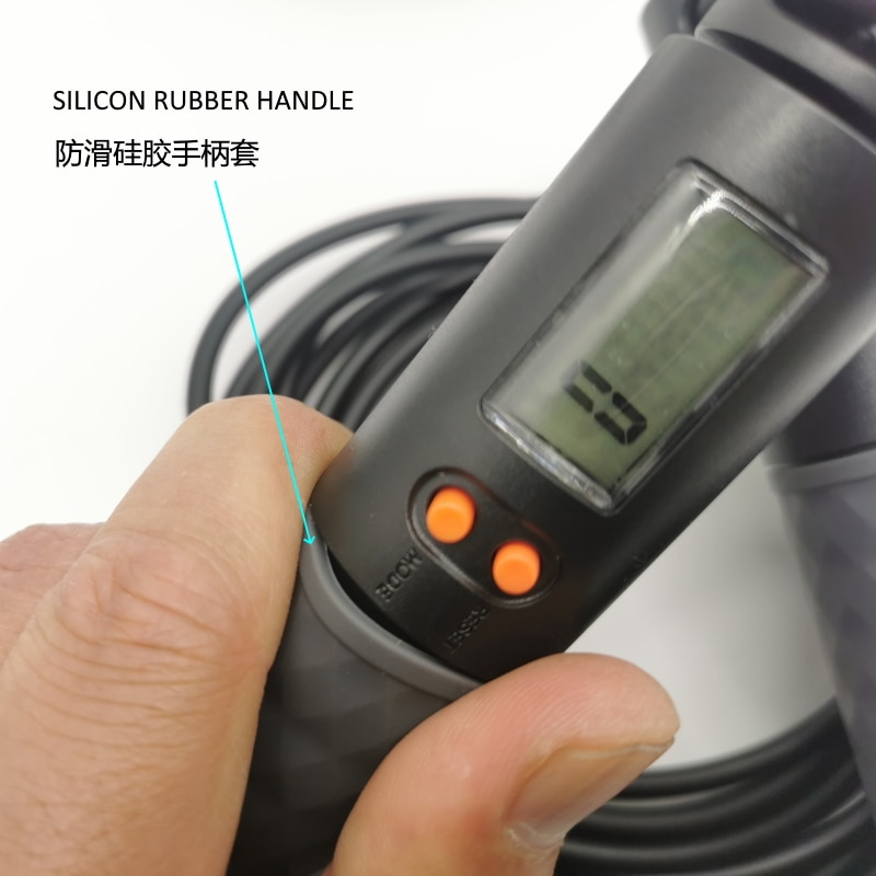 Silicon Rubber Handvat Springtouw Met Teller Digit... – Grandado