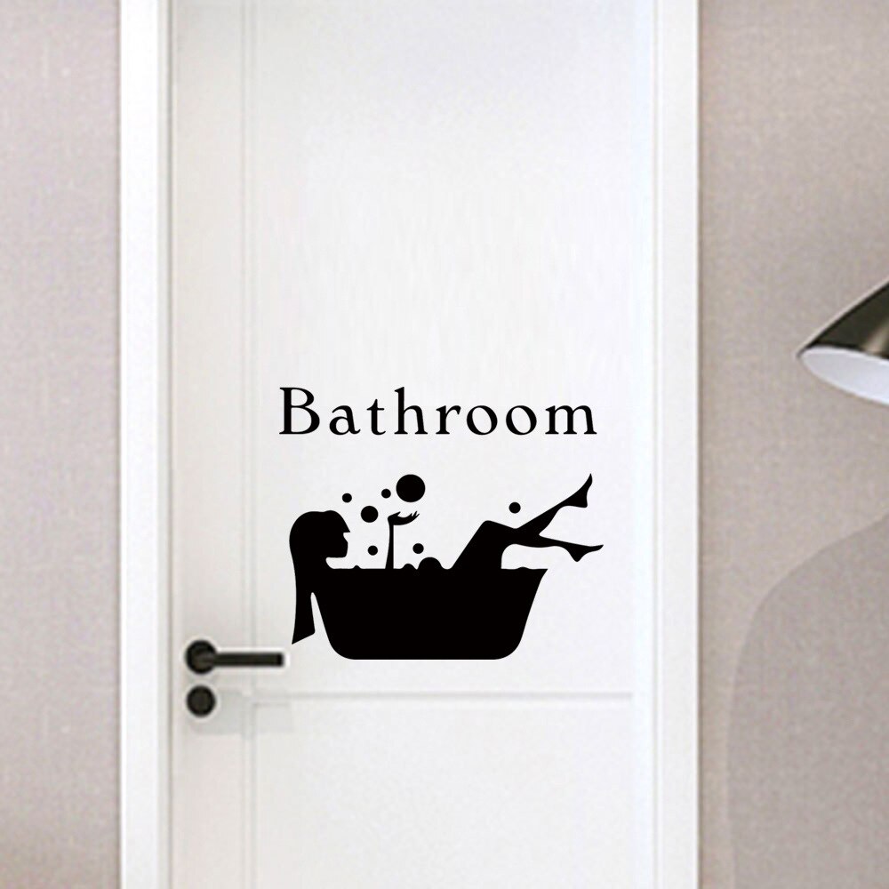 Waterproof Shower Girl Room Wall Stickers DIY Remo... – Vicedeal
