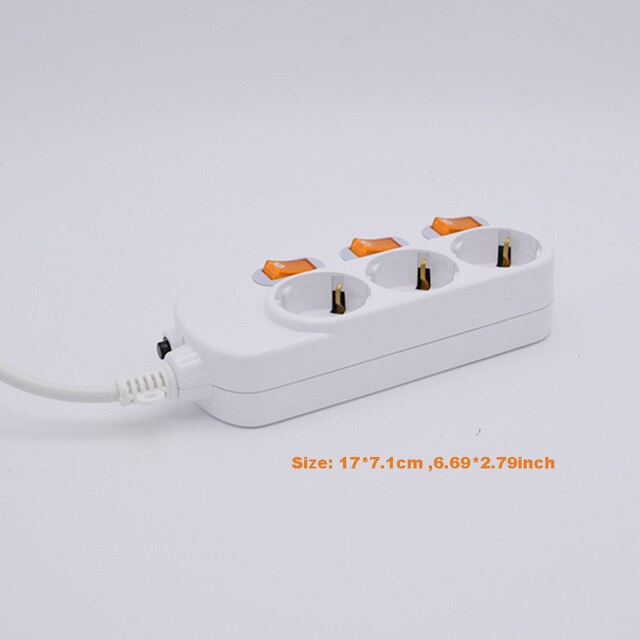 Power Strip Surge Protection EU Plug 3/4/5/6 Way O... – Grandado