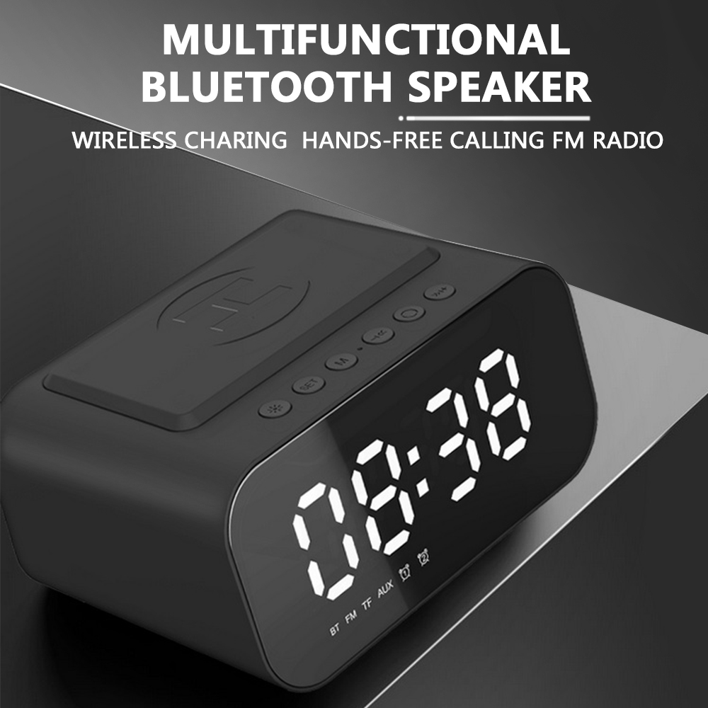 Fm Radio Desktop Clocks Wireless Charger Alarm Clo... – Grandado