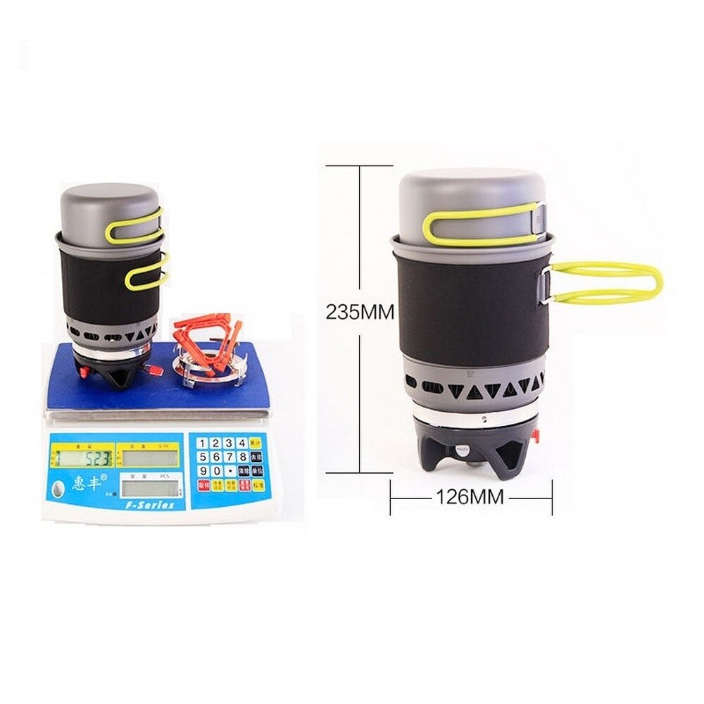 Camping Cookware Kit Bowl Pot Pan Anti-scald Gas S... – Grandado