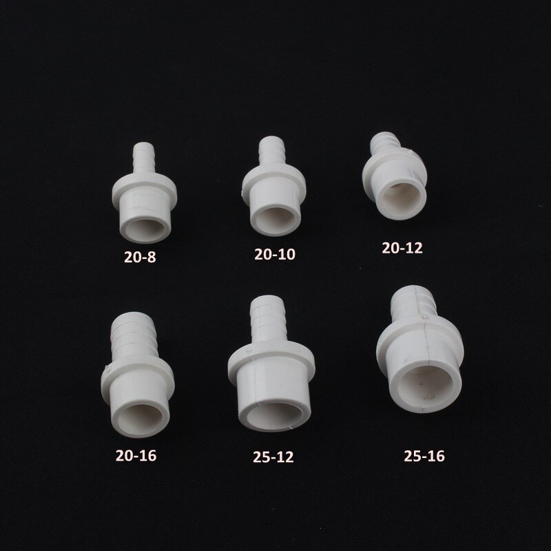 6pcs NuoNuoWell PVC Convert 20mm 25mm Pipe Reducer... – Grandado