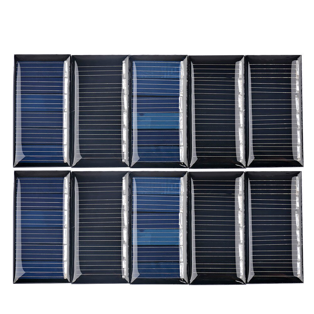 SUNYIMA 10pcs 3V 30MA Solar Panels Polycrystalline... – Grandado